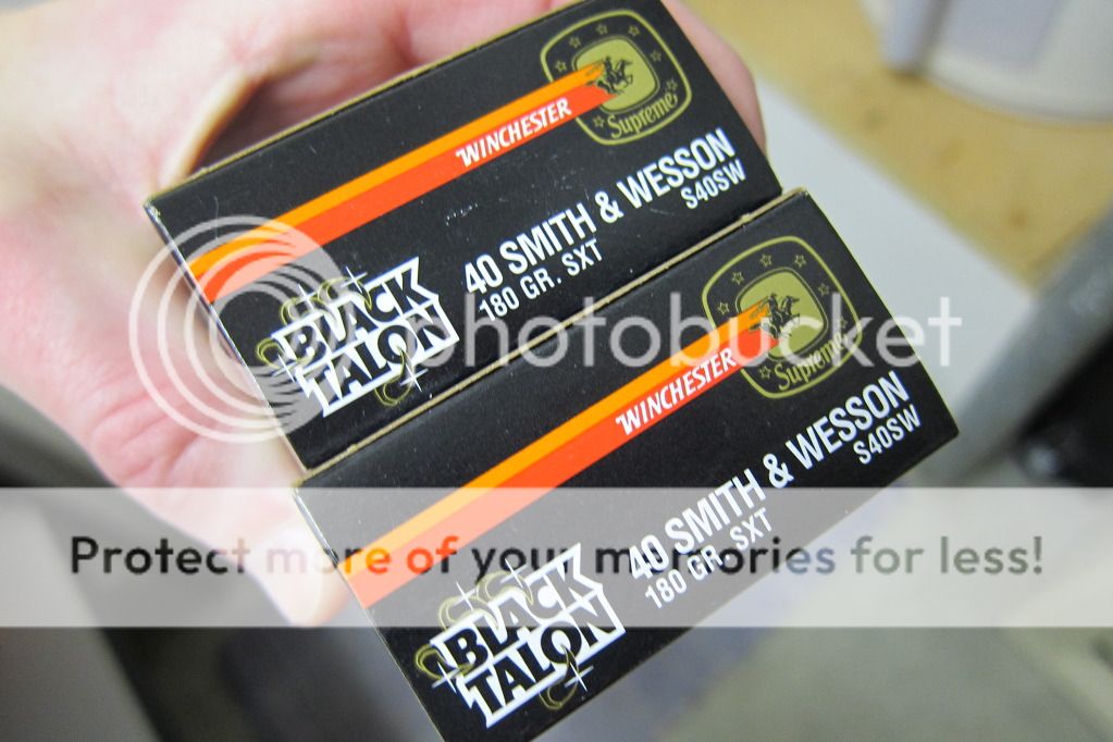 Black Talon .40 S&W 180 gr SXT ammo...!! - 24hourcampfire